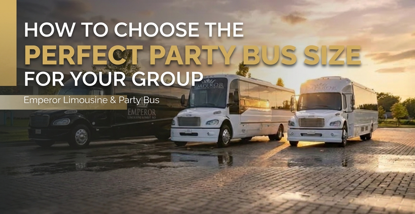 How to Choose the Right Party Bus Size for Your Group